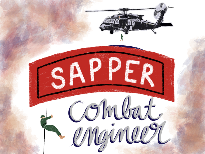 20/100: | SAPPER | by Allie on Dribbble