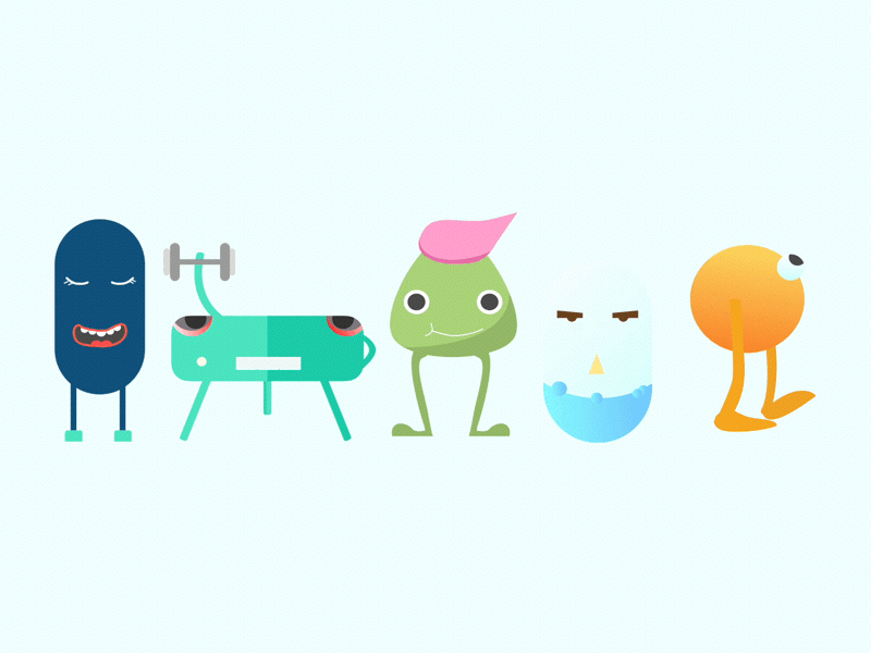 Pill Monster by Ricky on Dribbble