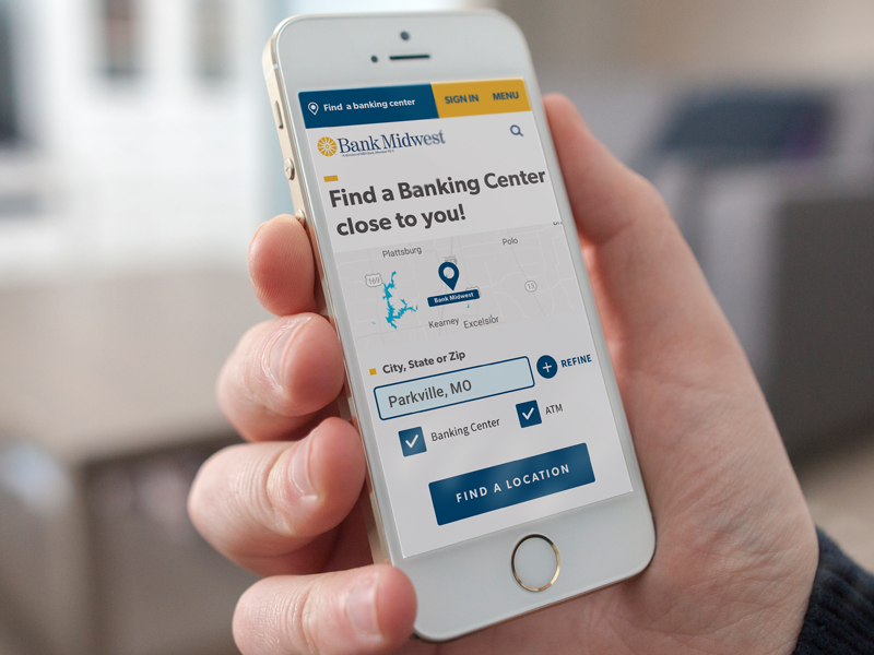 Bank Map Mobile by Pamela Porto for 40Digits on Dribbble