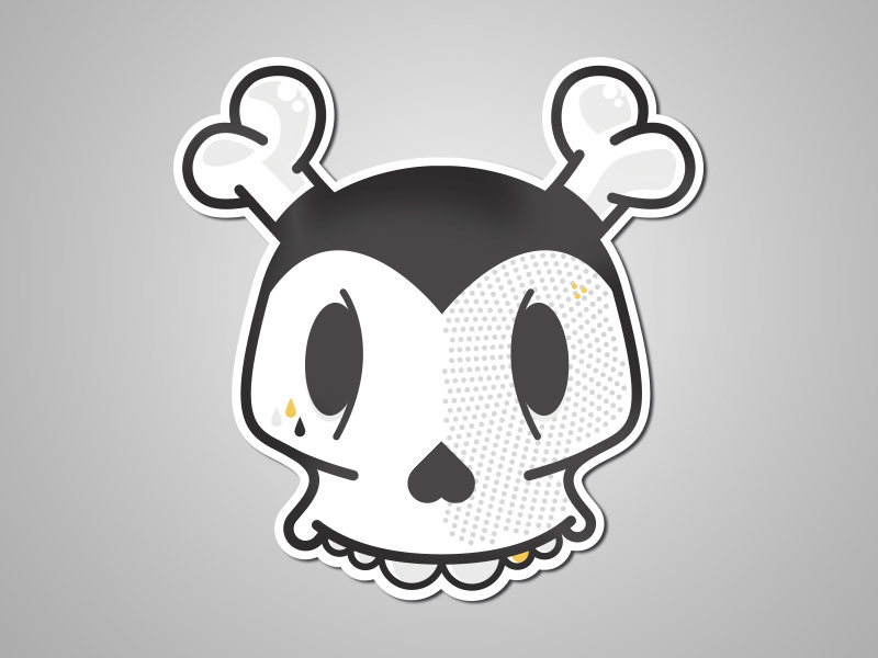 Little skully by Pommes on Dribbble
