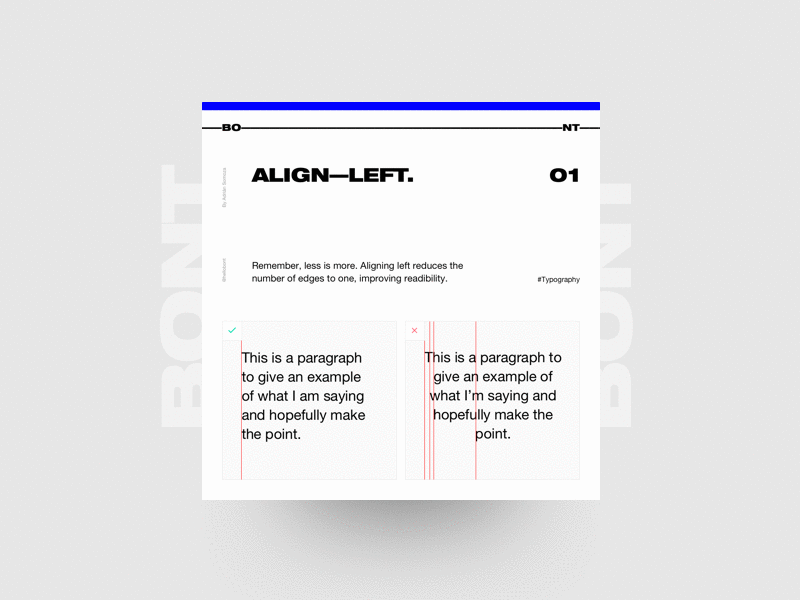 Bont — Digital Design Tips by Adrián Somoza for BONT® on Dribbble