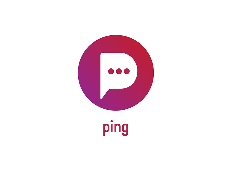 Ping Logo [Thirty Logos Day 04] by Sandy Ngo on Dribbble