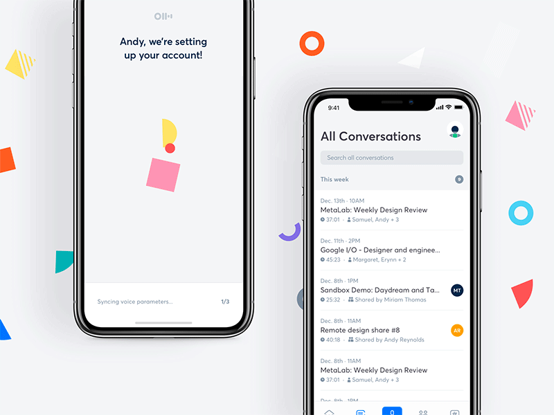 Geometric shapes loading animation by Samuel Medvedowsky for MetaLab on ...