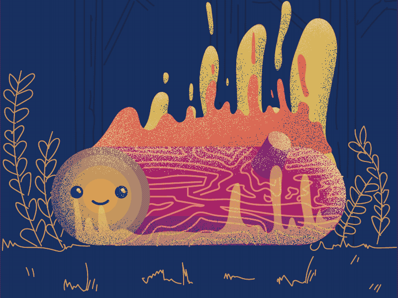 Yule Log by Angelica Baini on Dribbble