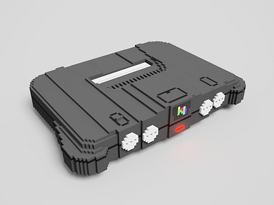 Voxel N64 by Court Simas on Dribbble