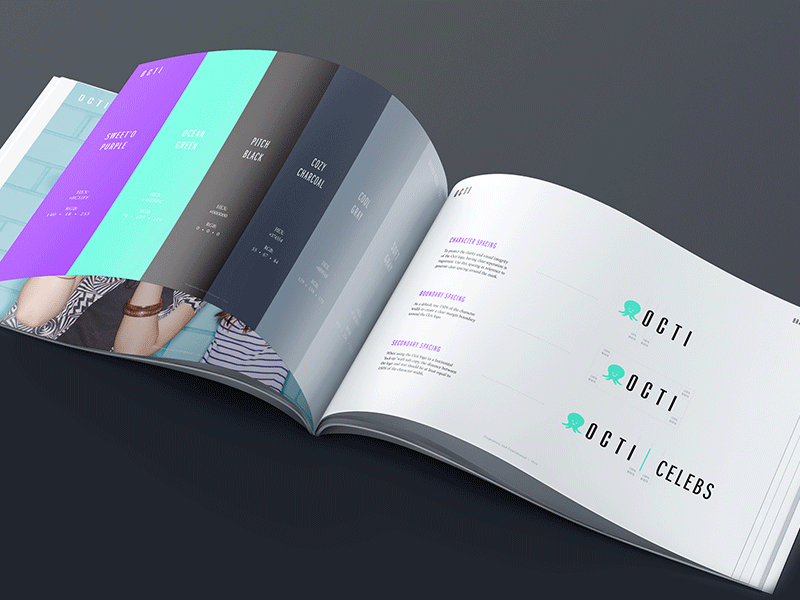 OCTI Brand Identity Book by Josh Hemsley on Dribbble