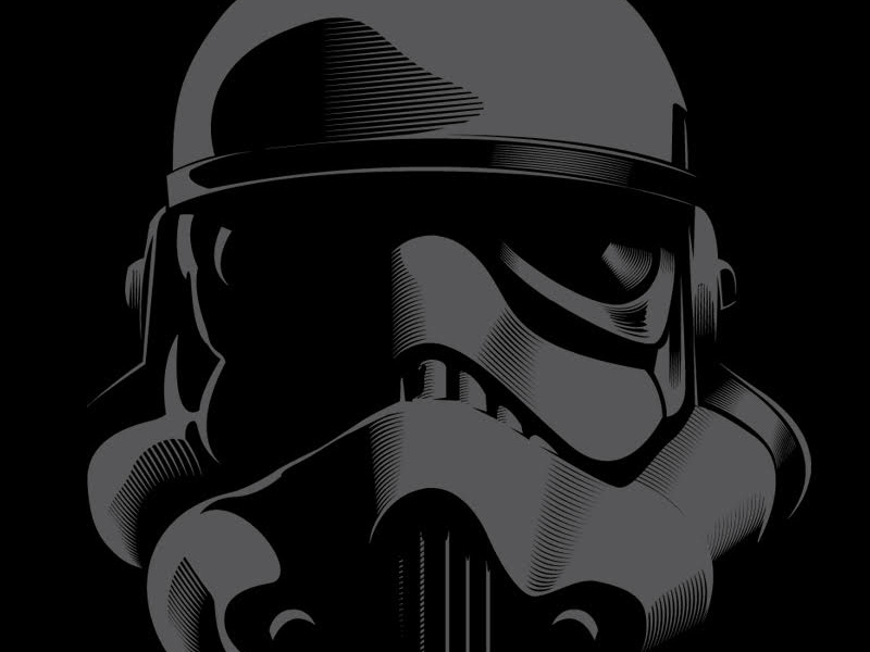 Stormtrooper Front by Joshua M. Smith on Dribbble