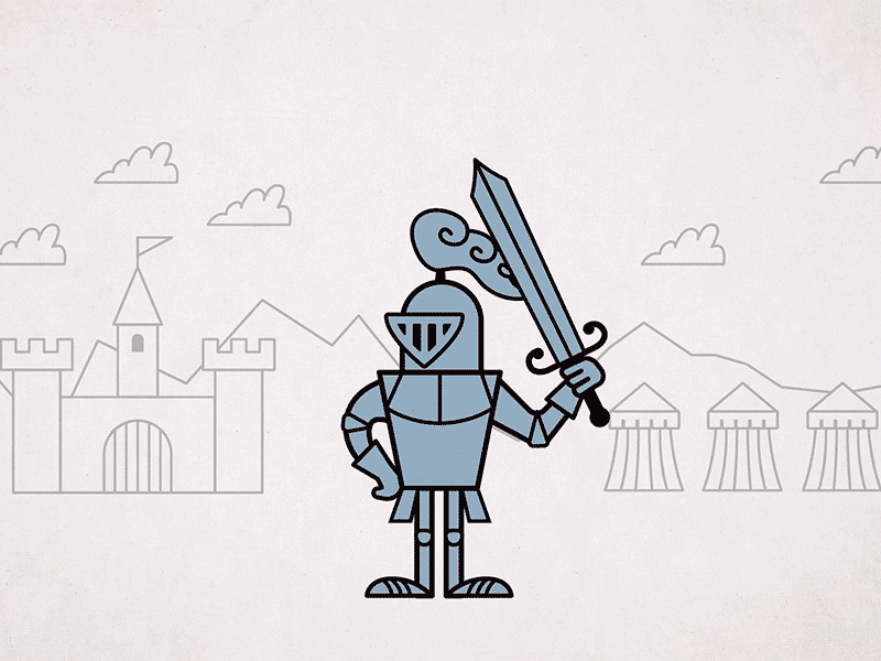 Knight Fight by Jess Purviance on Dribbble