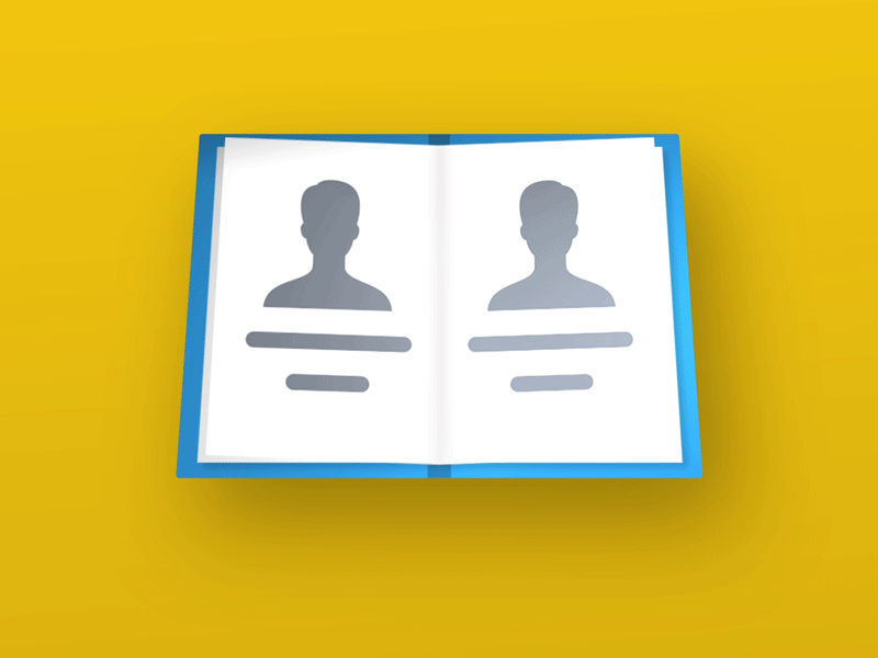 Contact Book designs, themes, templates and downloadable graphic ...