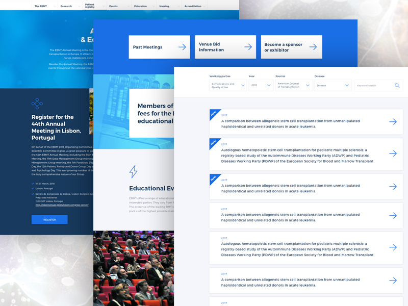 UI design for scientific web II by Javier Mora on Dribbble