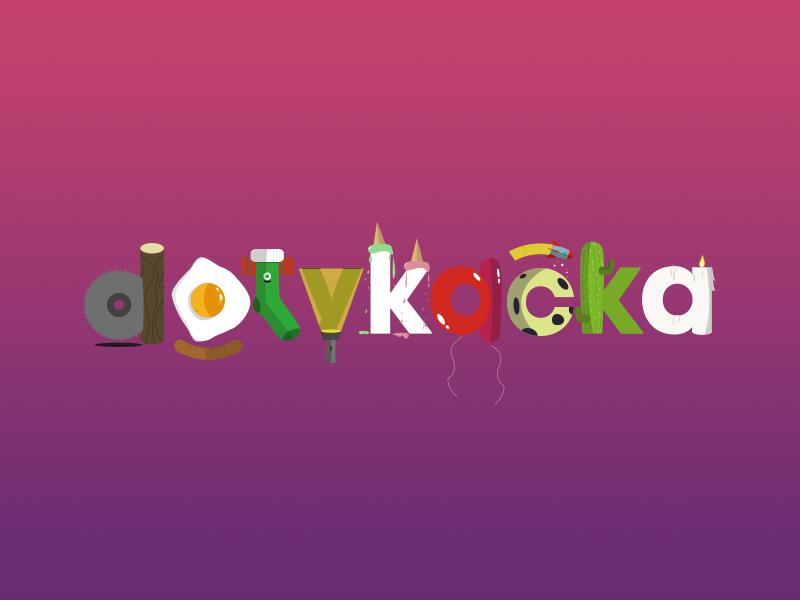 Dotykačka illustrated logo by Sketchy Line on Dribbble