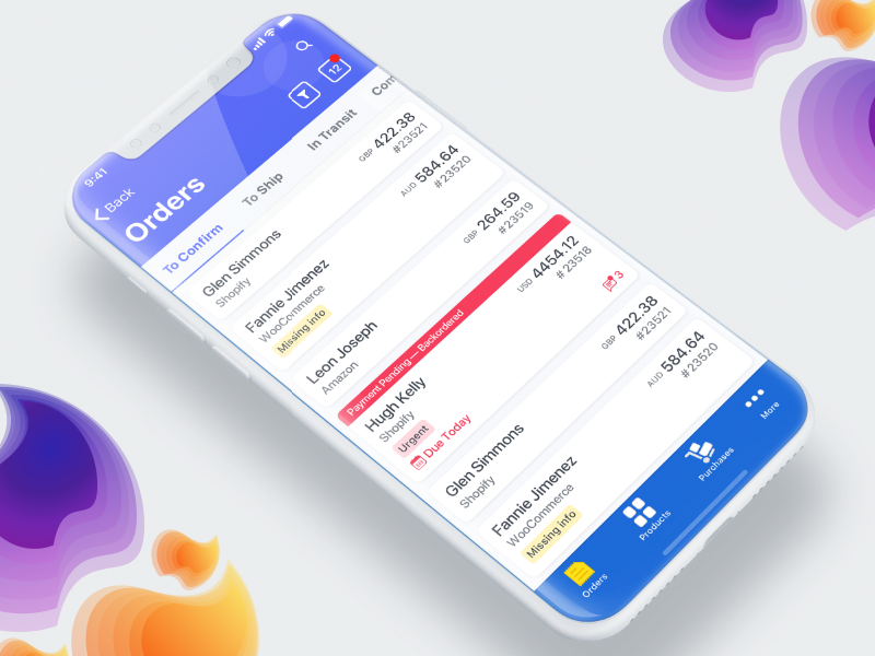 Orders Management App by Abbas on Dribbble