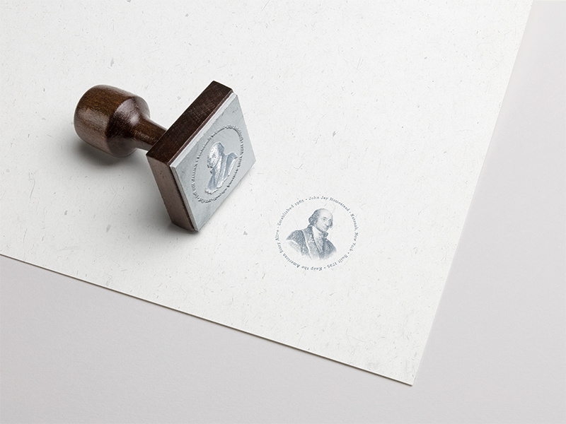 John Jay Homestead Stamp by Michele Byrne on Dribbble