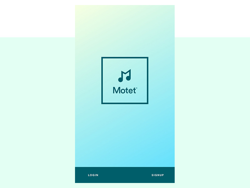 Motet™ Music App - Brand Identity & UI Design by Aaron Adler on Dribbble