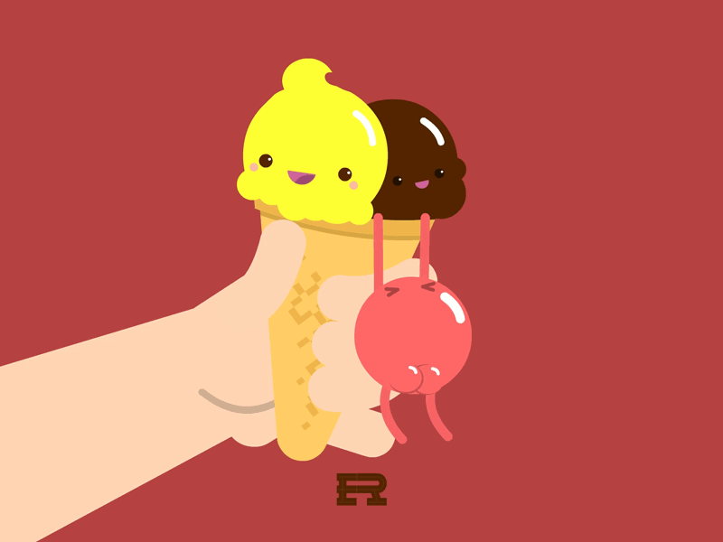 Dumb ice cream by Cristian Rivas on Dribbble