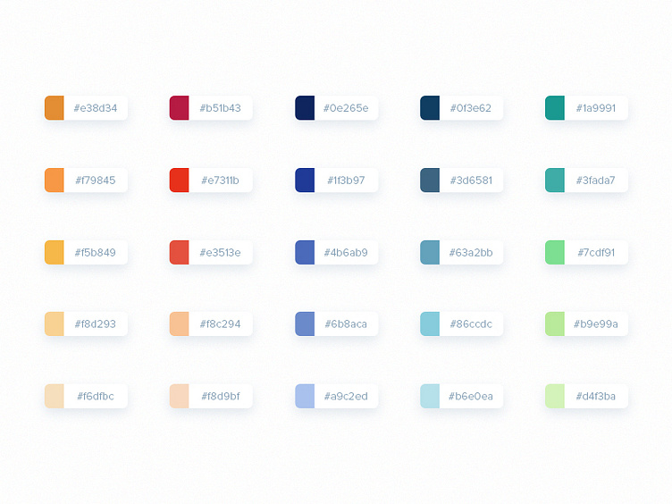 Color Palette | Flat UI Colors 2 by Léa Poisson on Dribbble