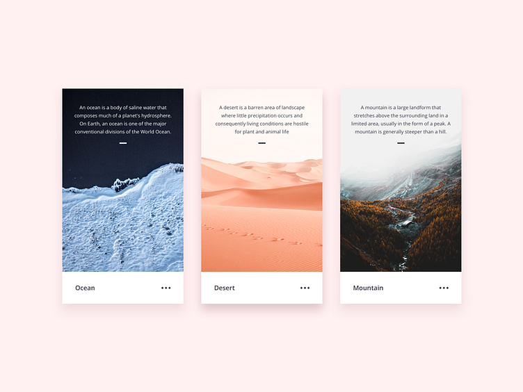 Cards UI Exploration by Ervin Halebic on Dribbble