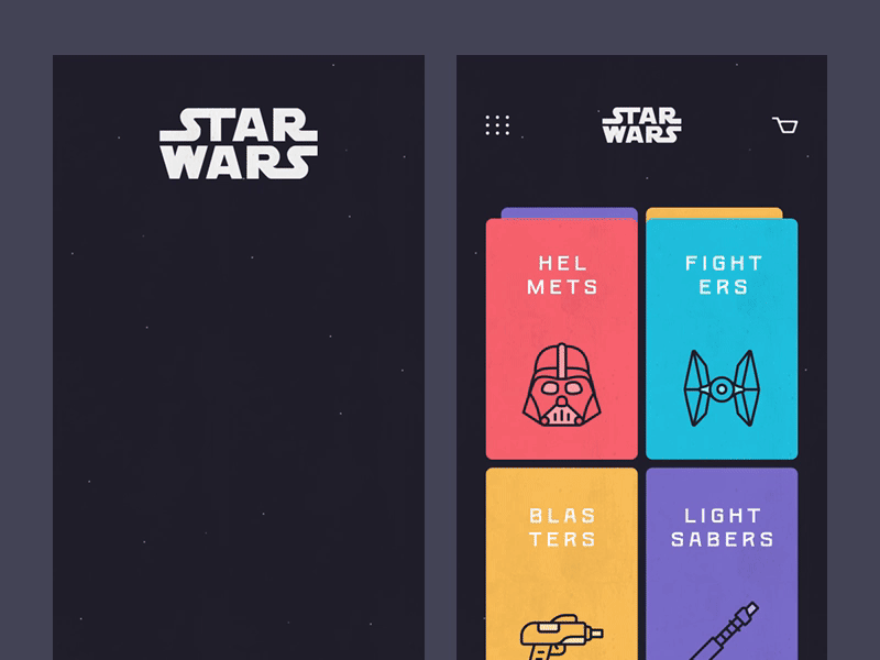 Star Wars Interaction by Sherzod Mirzaakhmedov on Dribbble
