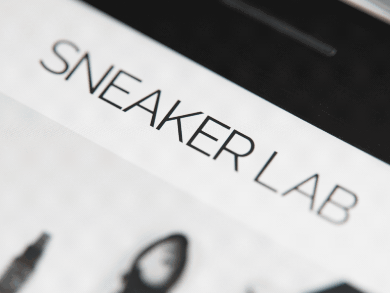 Sneaker LAB - Logo Reveal by Okalpha on Dribbble
