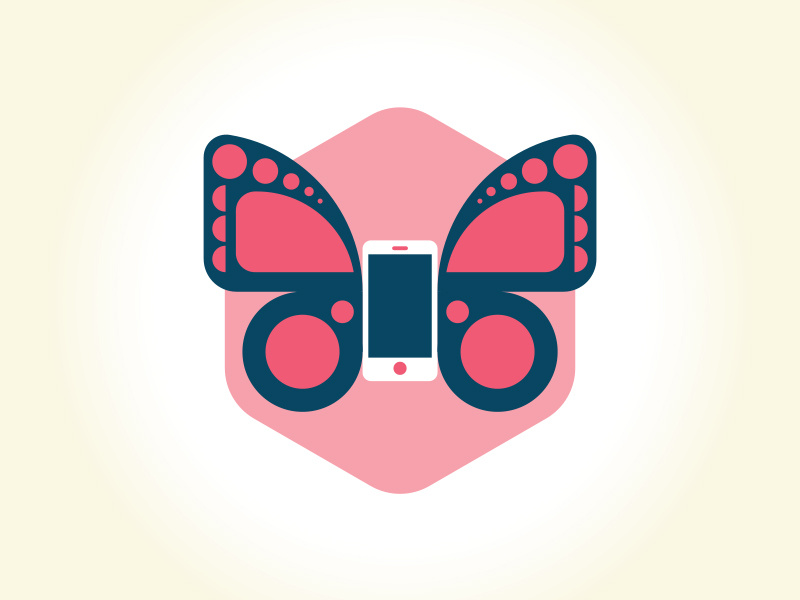 Social Butterfly by Chris Rooney on Dribbble