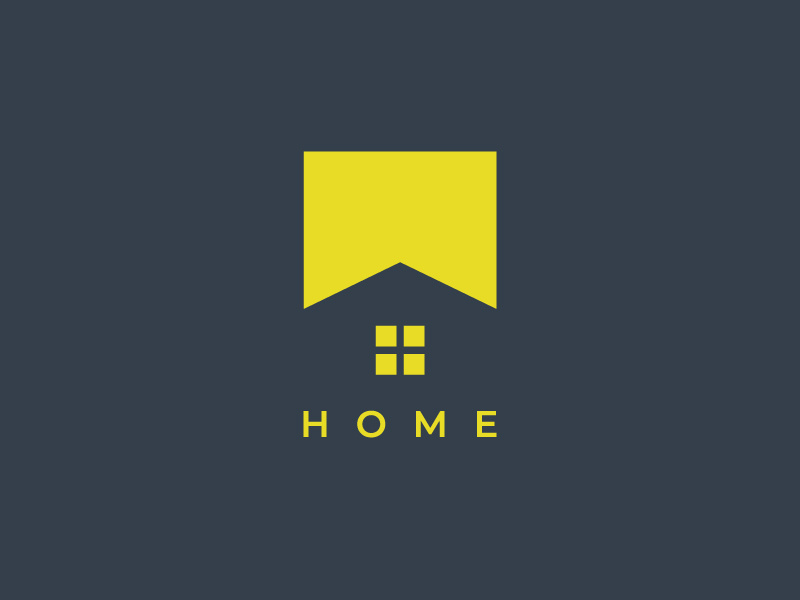 Home logo by LOGO_FARMER® on Dribbble