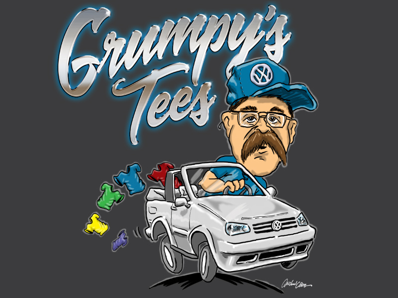 Grumpy's Tees by Michael Clanton on Dribbble