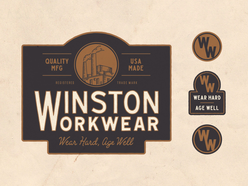 Winston Workwear by Daniel Sheridan on Dribbble