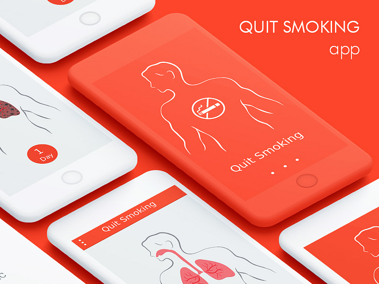 Quit Smoking App by Harish Kumar on Dribbble