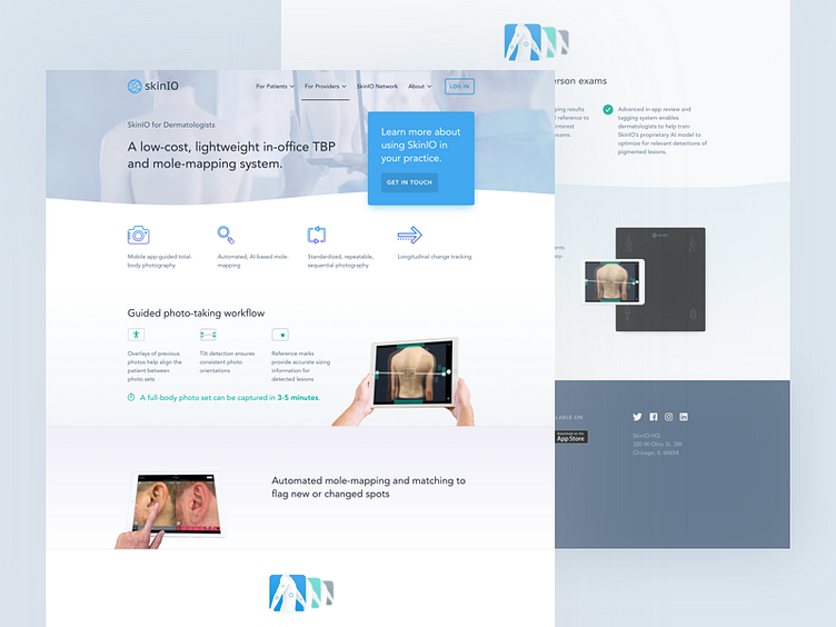 SkinIO for Providers by Maxwell Barvian on Dribbble