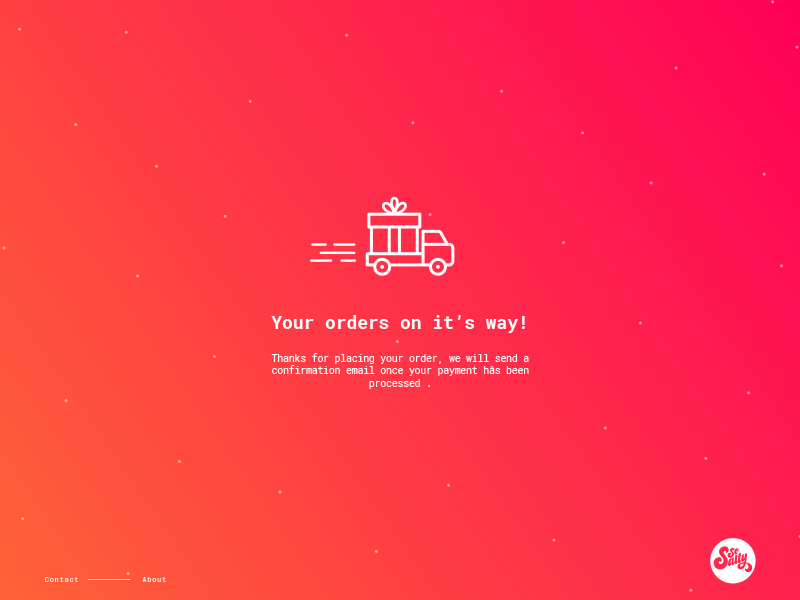 Order Success by Liz Hamburger on Dribbble