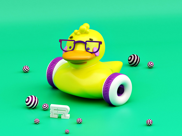 Cool duck!! by Cristian Rivas on Dribbble