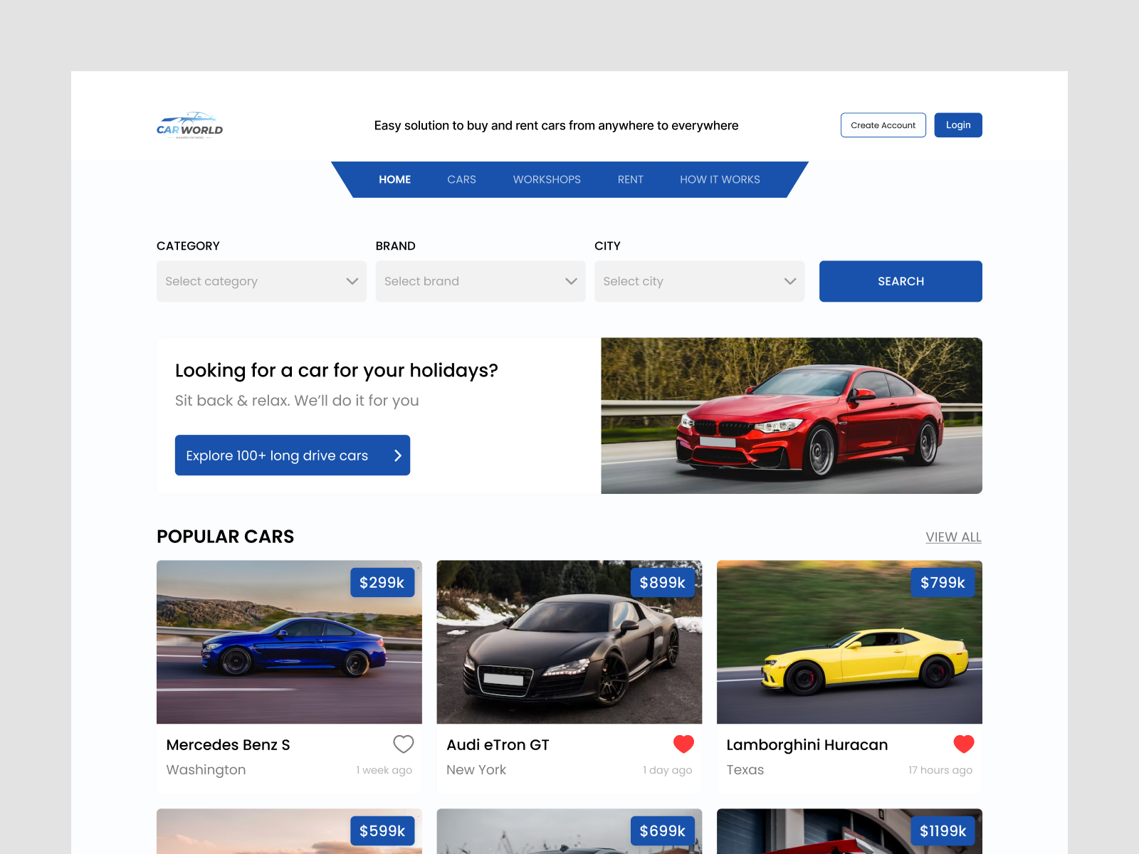 Car E Commerce designs, themes, templates and downloadable graphic ...