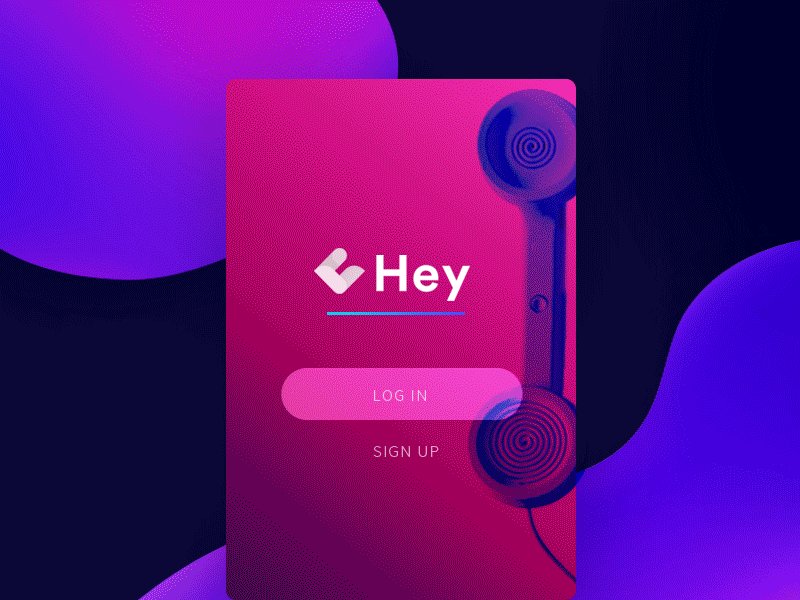 Hey Chat UI Prototype App Design by Katie Royle on Dribbble