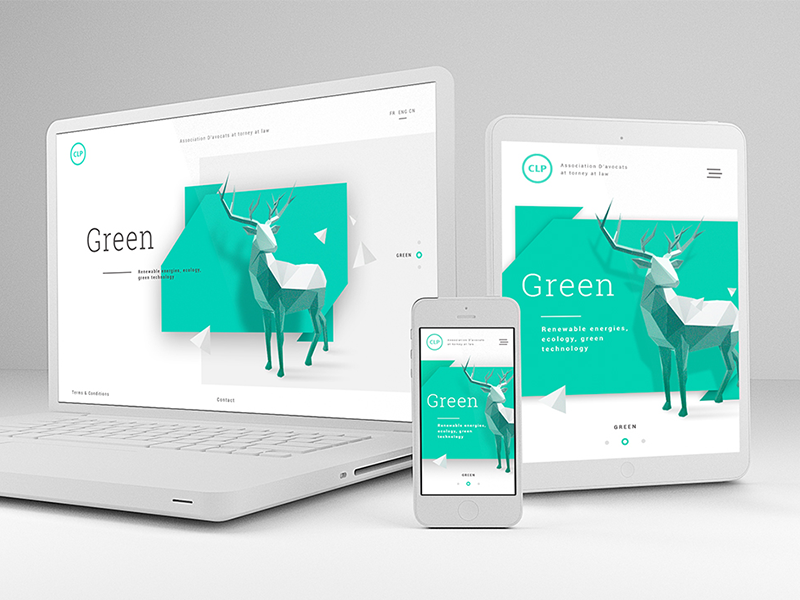 Simple and responsive company page by FilipeSJ 🤘🏼 on Dribbble