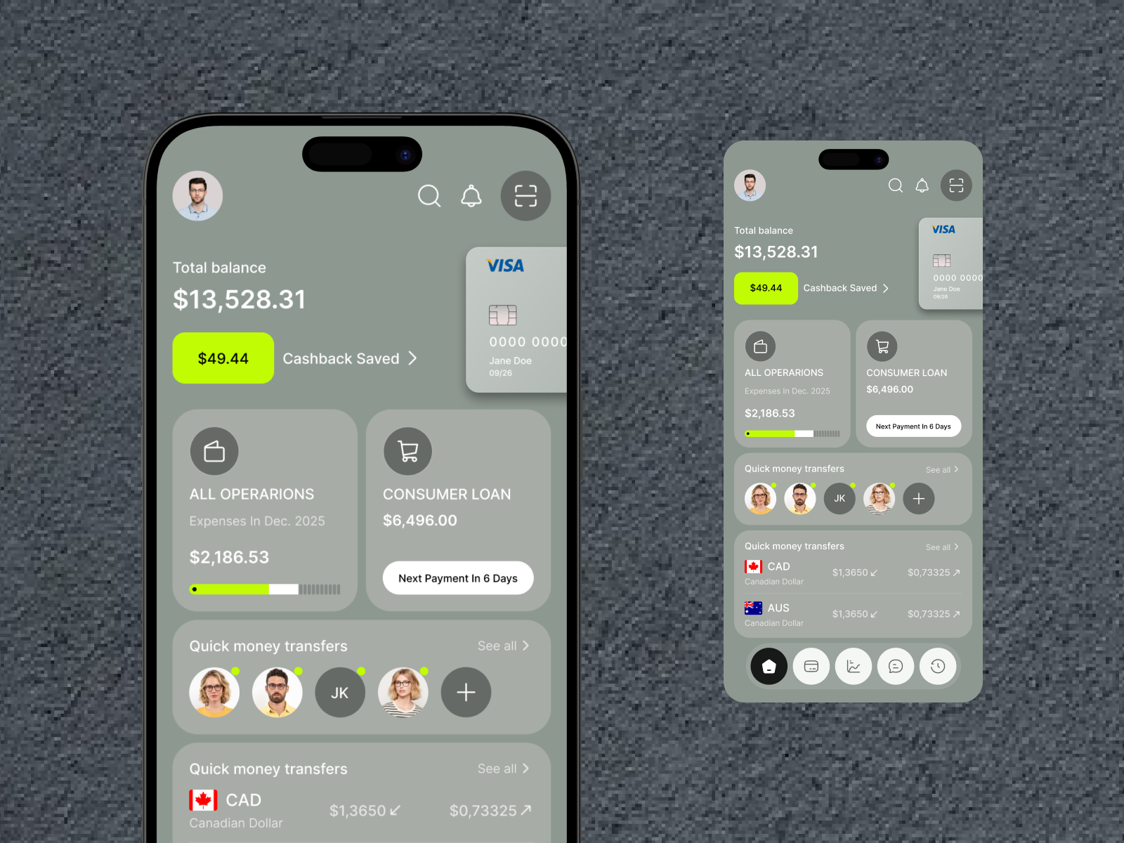Mobile Banking App UI by MD Shahinur R on Dribbble