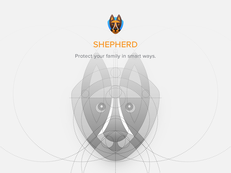 Shepherd Logo Construction by Sandor on Dribbble