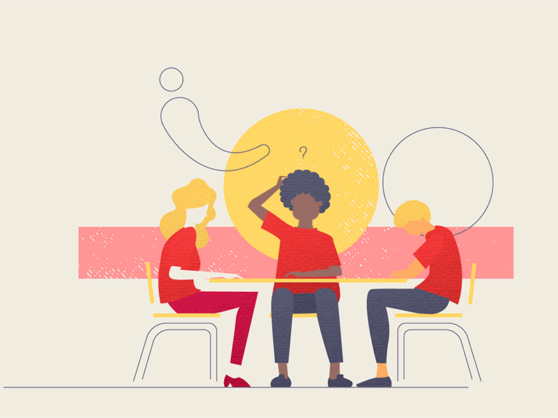 Illustrations for Tutoring Motion by Pedro Benites on Dribbble