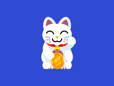 Maneki neko animation store
