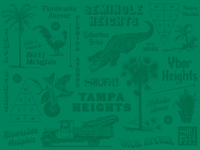 Tampa Shuffle by Keefe Manwaring on Dribbble