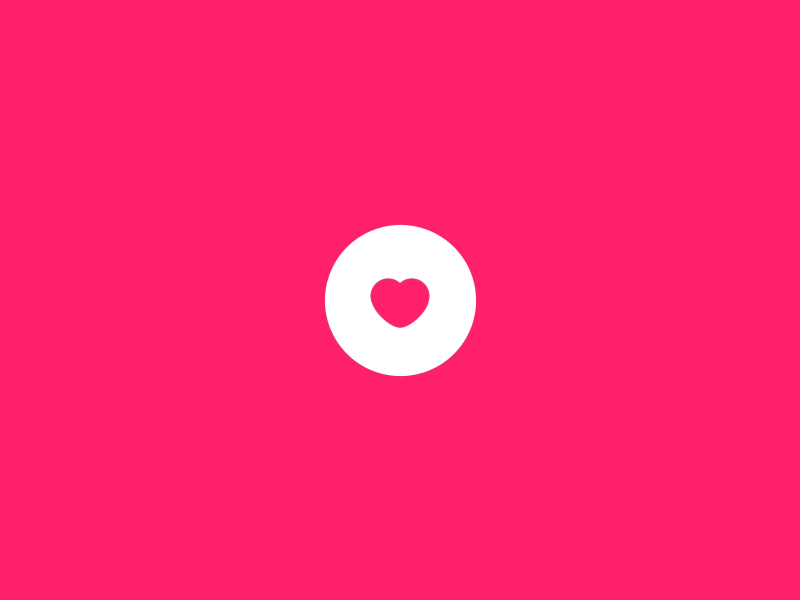 Like button by Brandon Qian on Dribbble