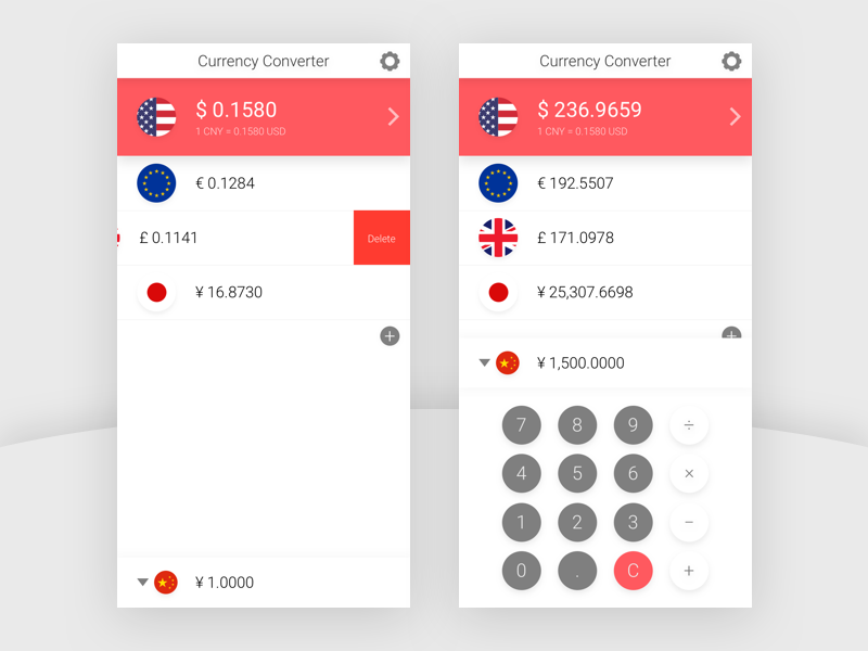 Daily UI #4 Calculator by zikun chen on Dribbble