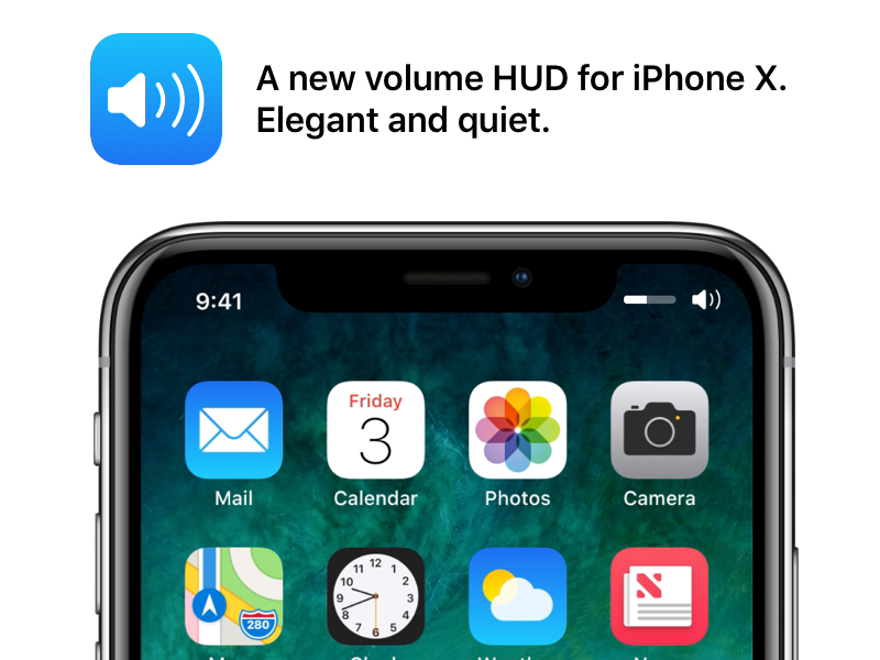Volume HUD - iPhone X by Timon Olsthoorn on Dribbble