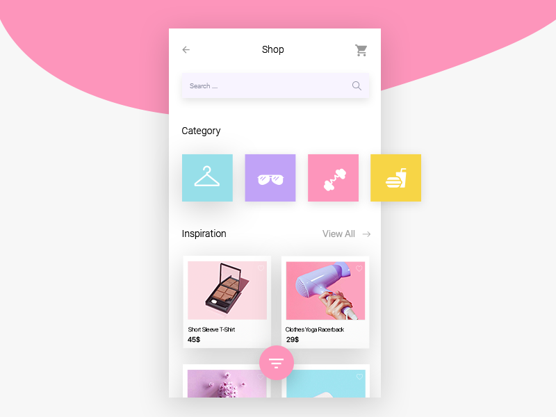 Shop ui by Design-Grapah MA on Dribbble
