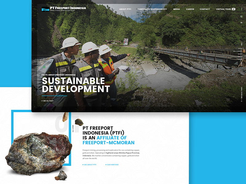 Concept Project - PTFI by Danu Andoko on Dribbble