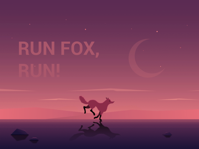 Run fox run! by Paulo Ricardo on Dribbble