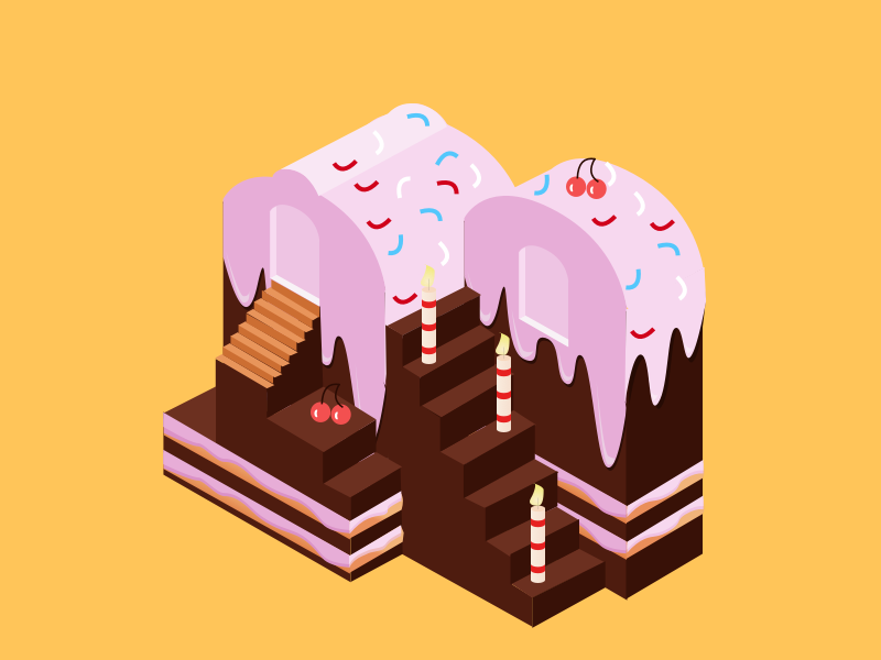 Dessert Castle by Xudan Zhou on Dribbble