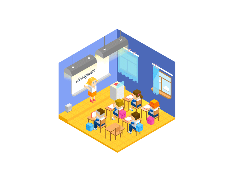 describe my school life by yida on Dribbble