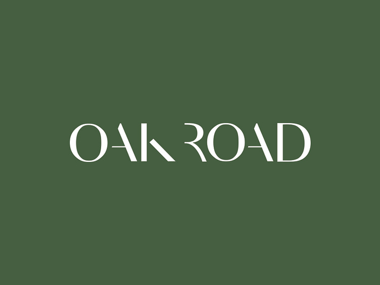 Oak Road Identity by Kelsey Vest on Dribbble