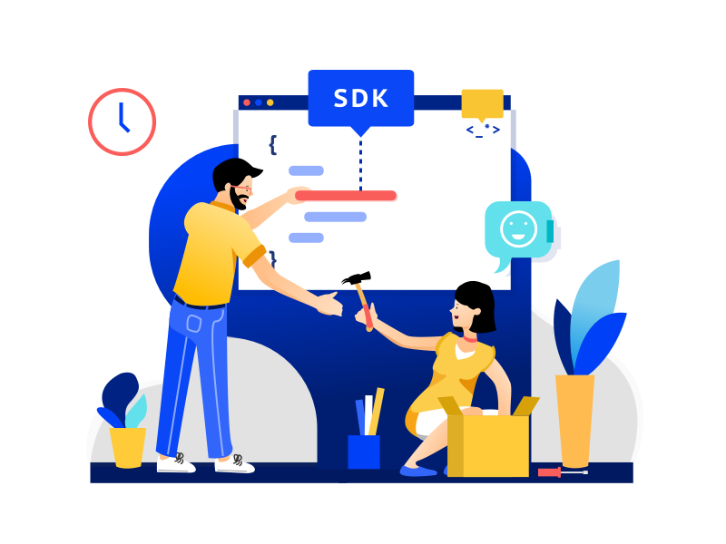 SDK illustration by MR.Penguin on Dribbble
