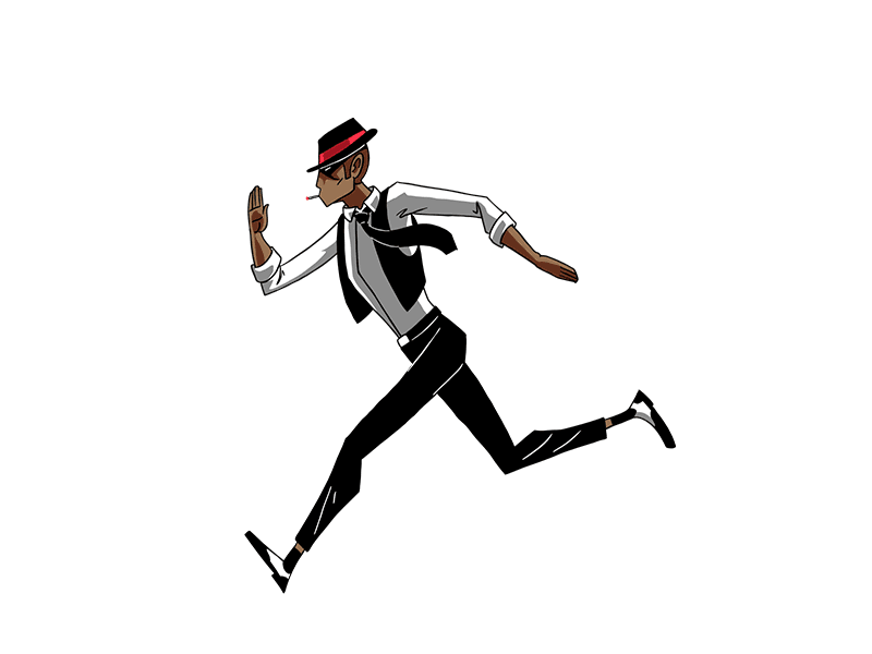 Man Running Animation Gif